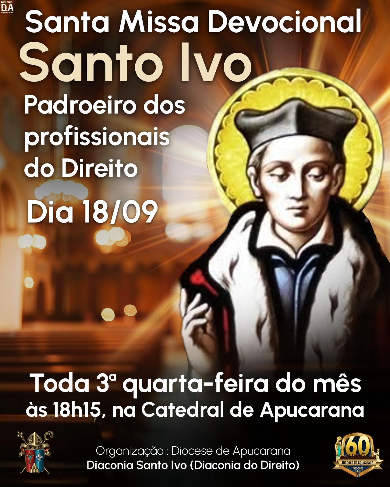 MISSA DEVOCIONAL A SANTO IVO - OAB Apucarana